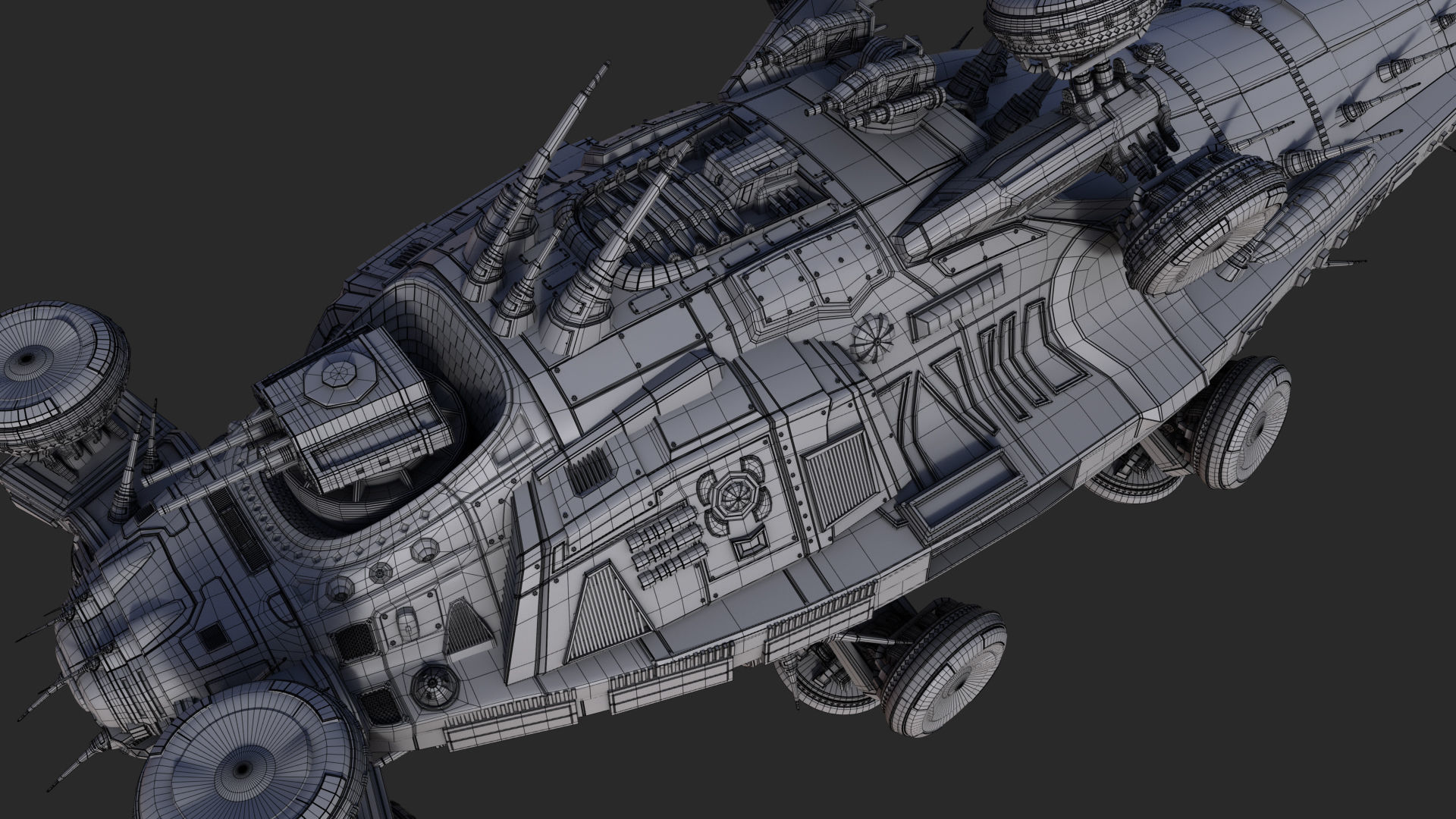 Matrix Airship 3D model | CGTrader