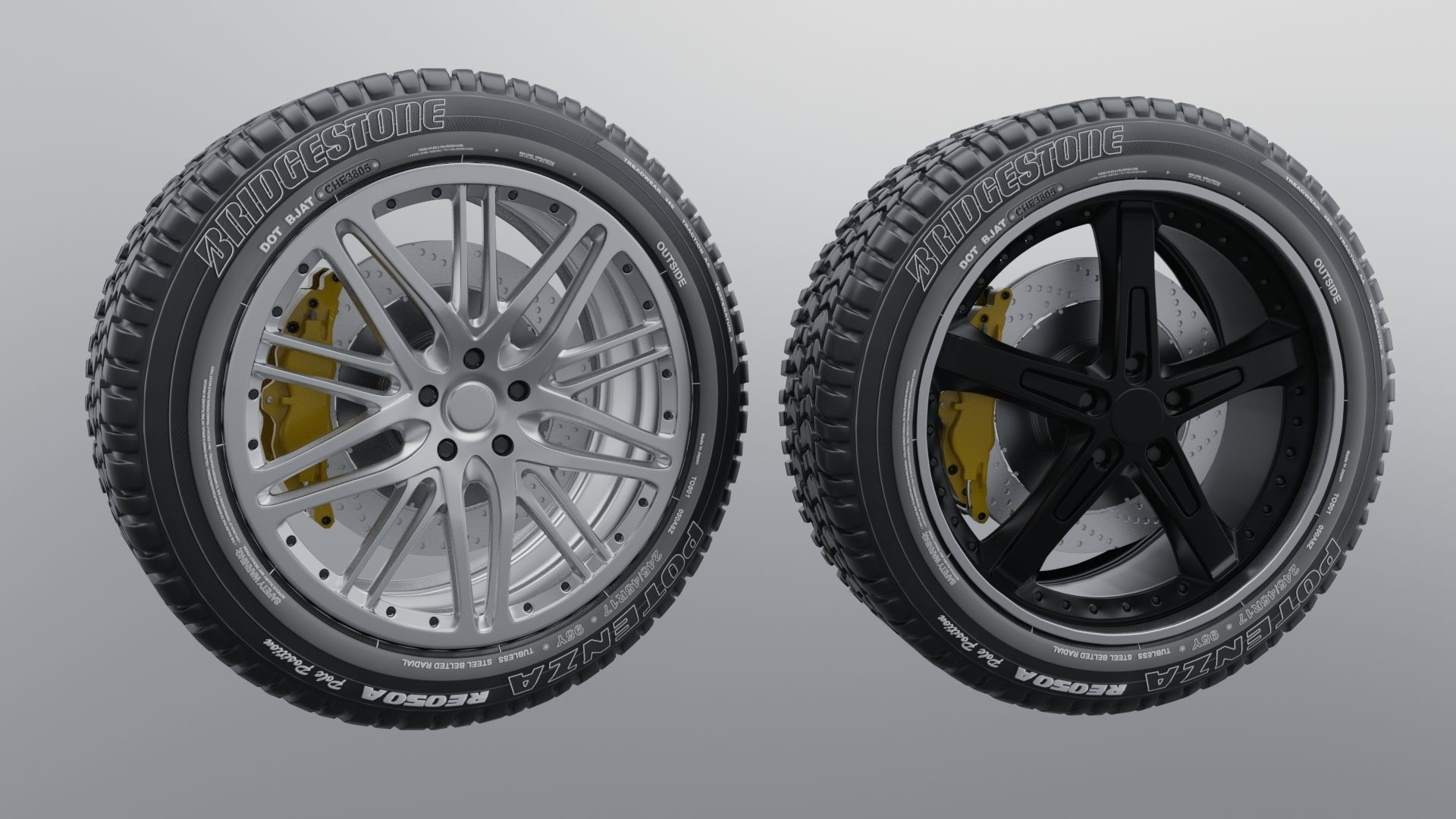 3D model Modern sport car lowpoly 3d rims VR / AR / low-poly | CGTrader