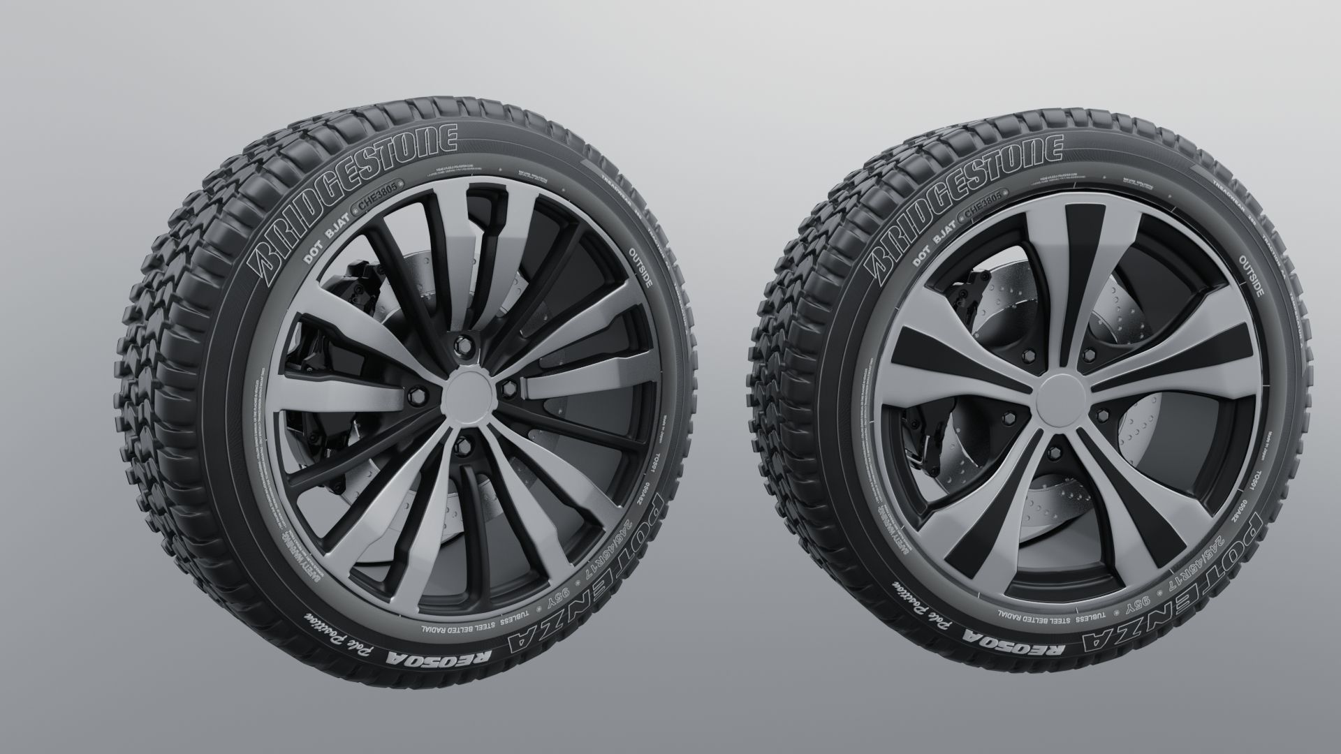3D model Modern sport car lowpoly 3d rims VR / AR / low-poly | CGTrader