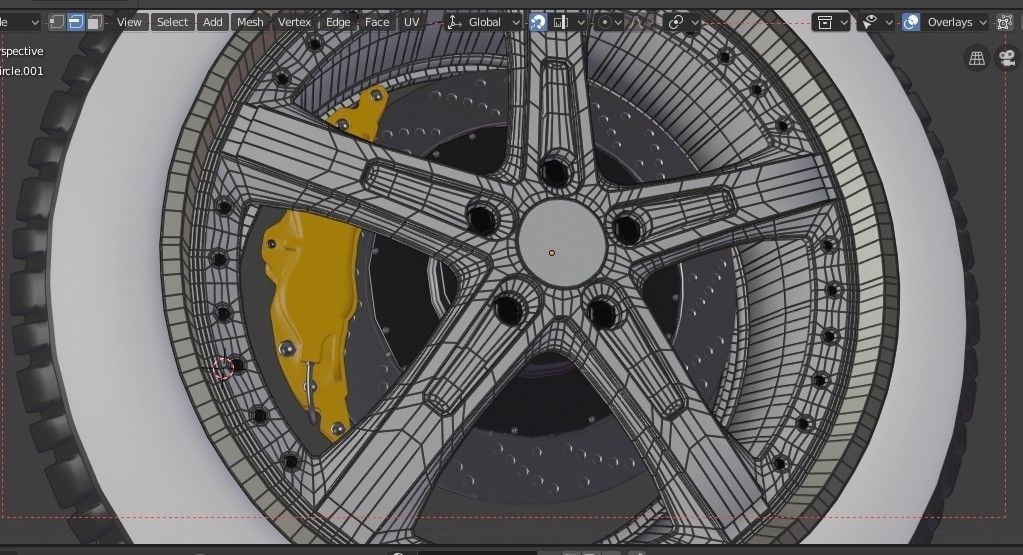 3D model Modern sport car lowpoly 3d rims VR / AR / low-poly | CGTrader