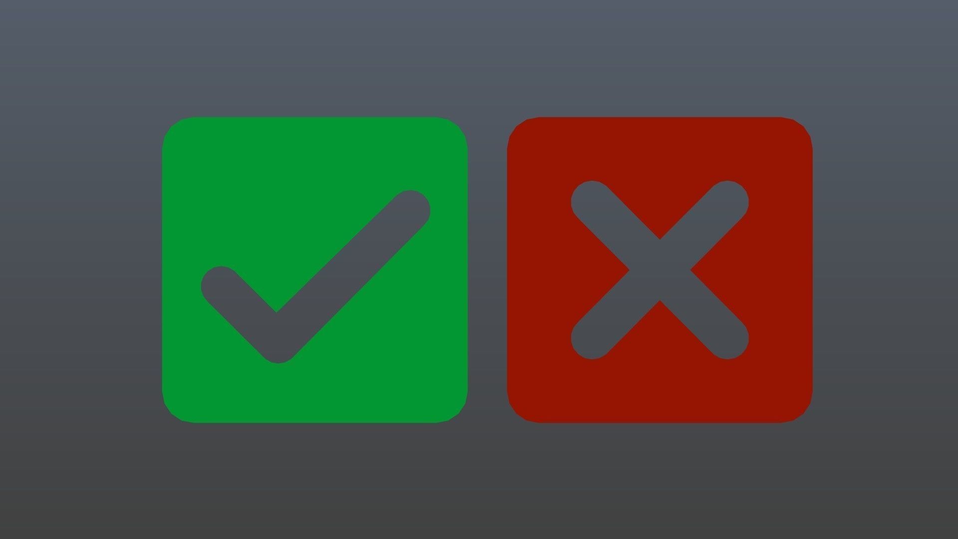 3D model Low poly check mark 7 VR / AR / low-poly | CGTrader