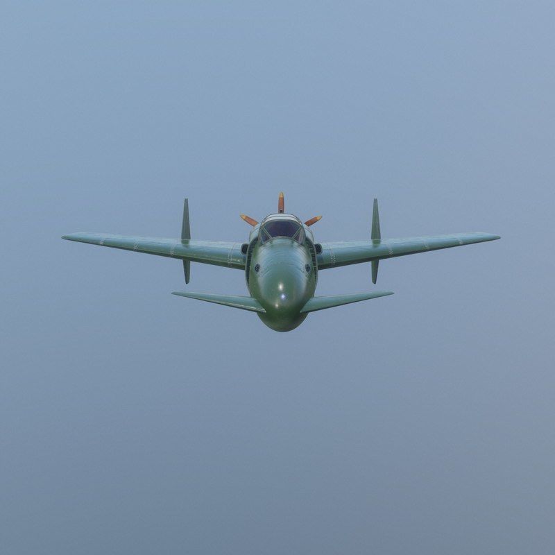 Canard Fighter Airplane 3D model | CGTrader