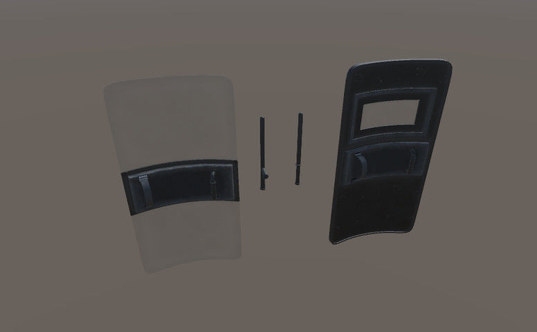 3D model Riot Shields - Police VR / AR / low-poly | CGTrader