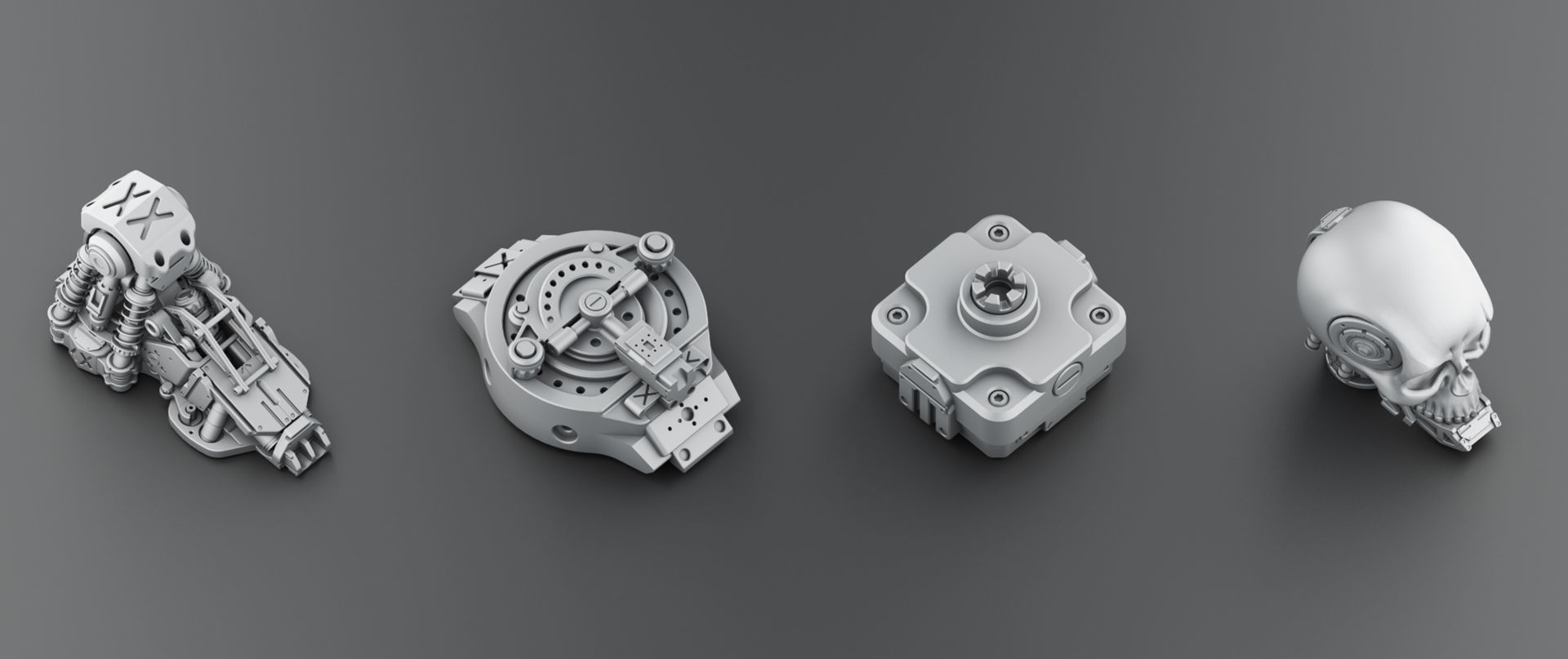 Hard Surface KitBash Volume 3 3D model | CGTrader
