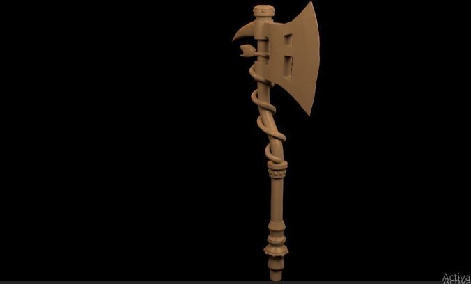 kuladhi axe free 3D model | CGTrader