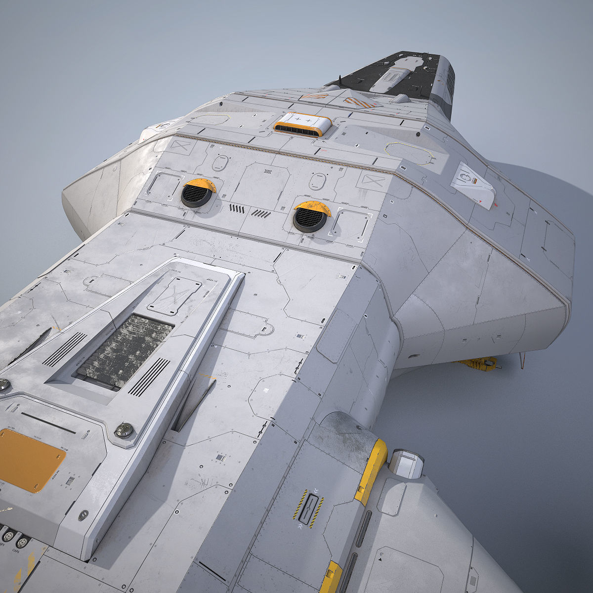 3D Sci-Fi Scout Spaceship 3D model | CGTrader