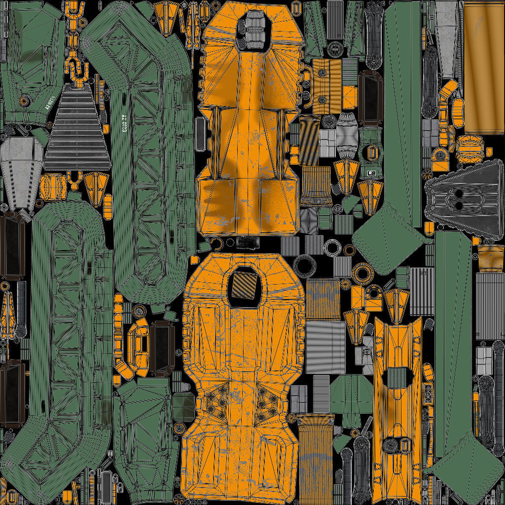 3D Sci-Fi Scout Spaceship 3D model | CGTrader