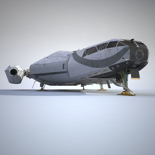 3D Sci-Fi Scout Spaceship 3D model | CGTrader