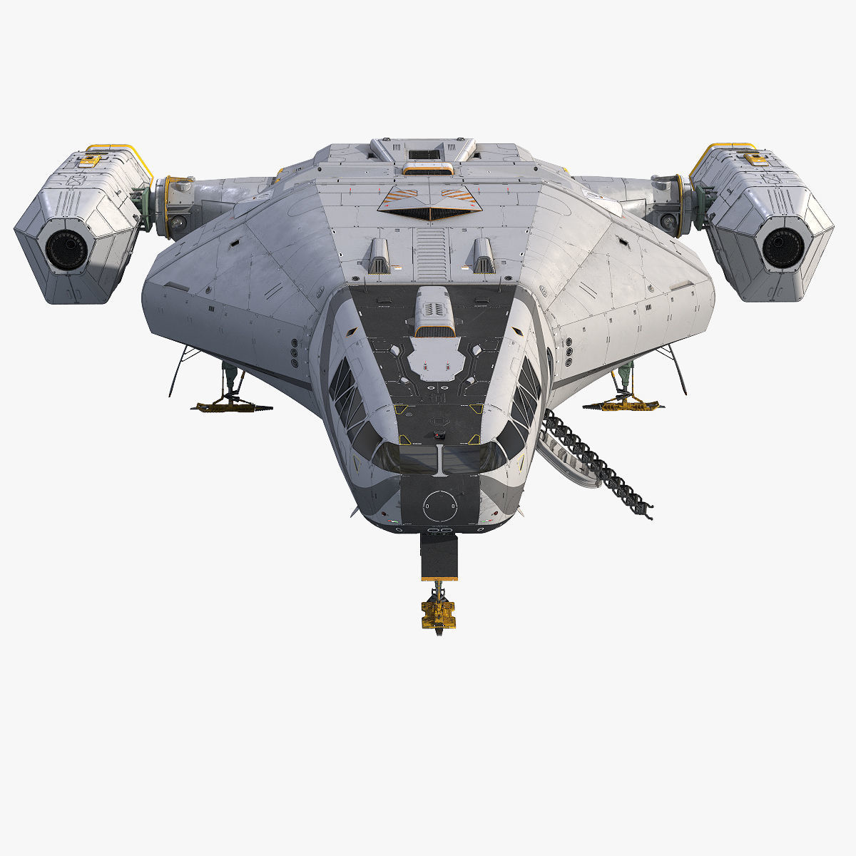3D Sci-Fi Scout Spaceship 3D model | CGTrader