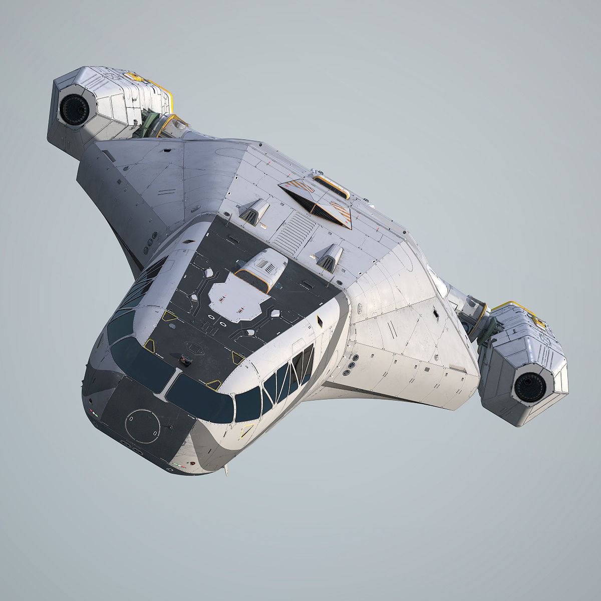 3D Sci-Fi Scout Spaceship 3D model | CGTrader