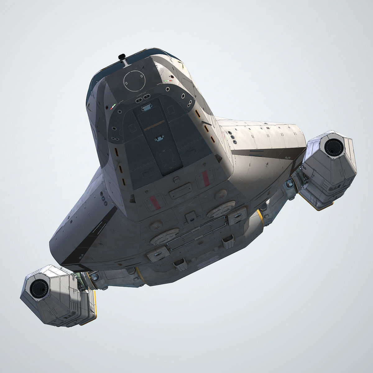3D Sci-Fi Scout Spaceship 3D model | CGTrader