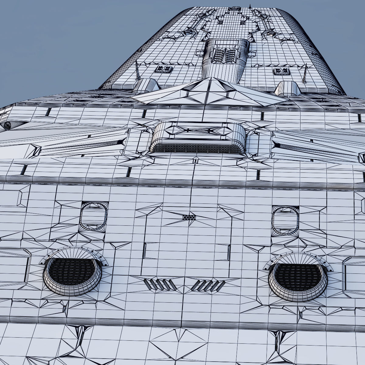 3D Sci-Fi Scout Spaceship 3D model | CGTrader