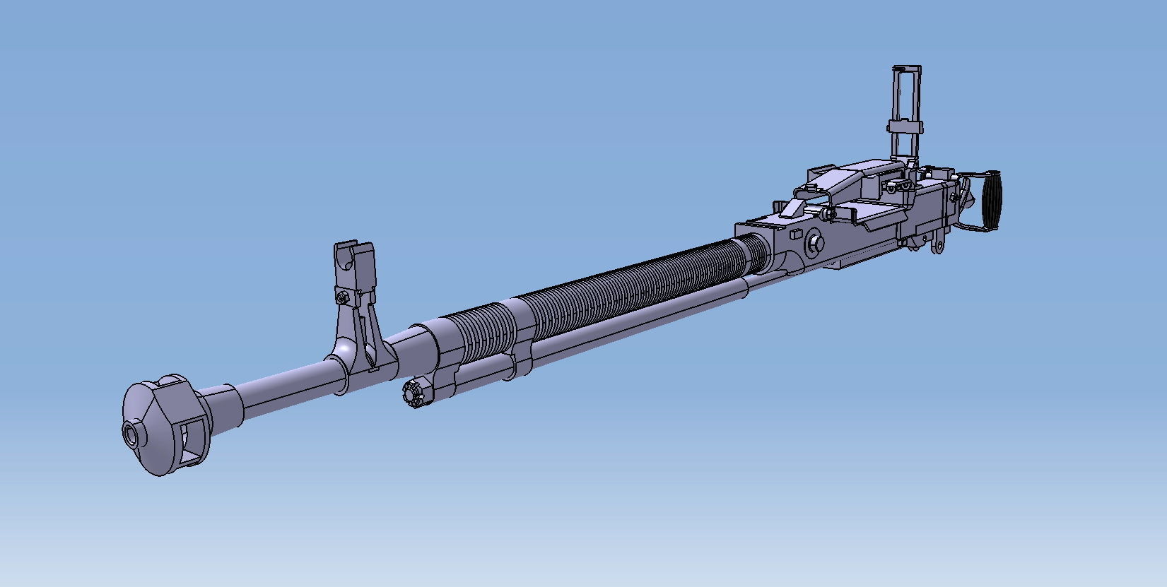 3D model Machine Gun DShK DShKM | CGTrader
