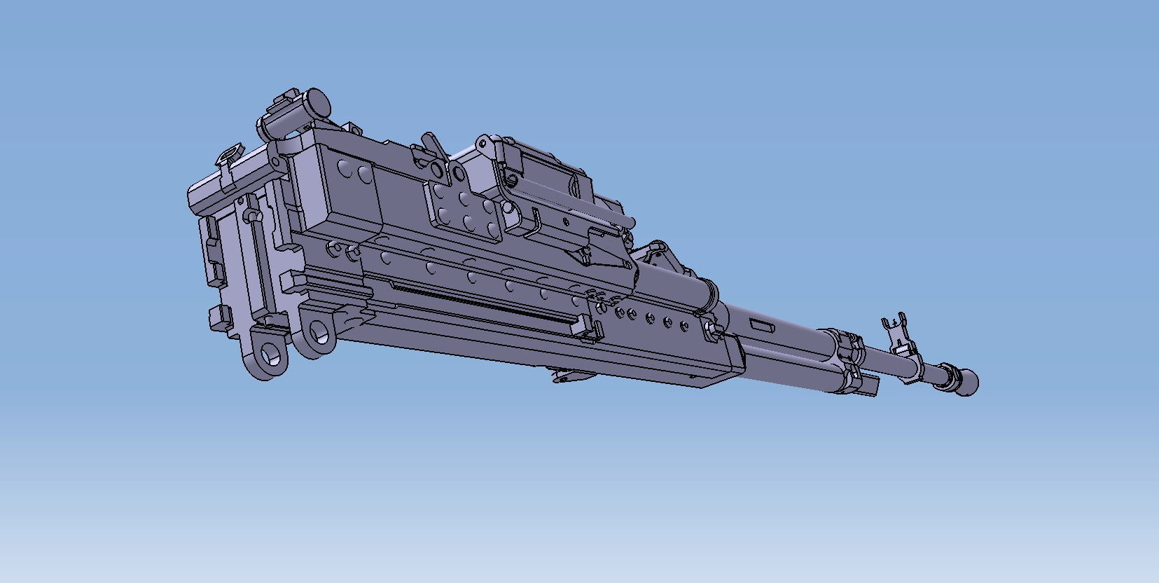 Machine Gun NSVT NSV KORD 3D model | CGTrader