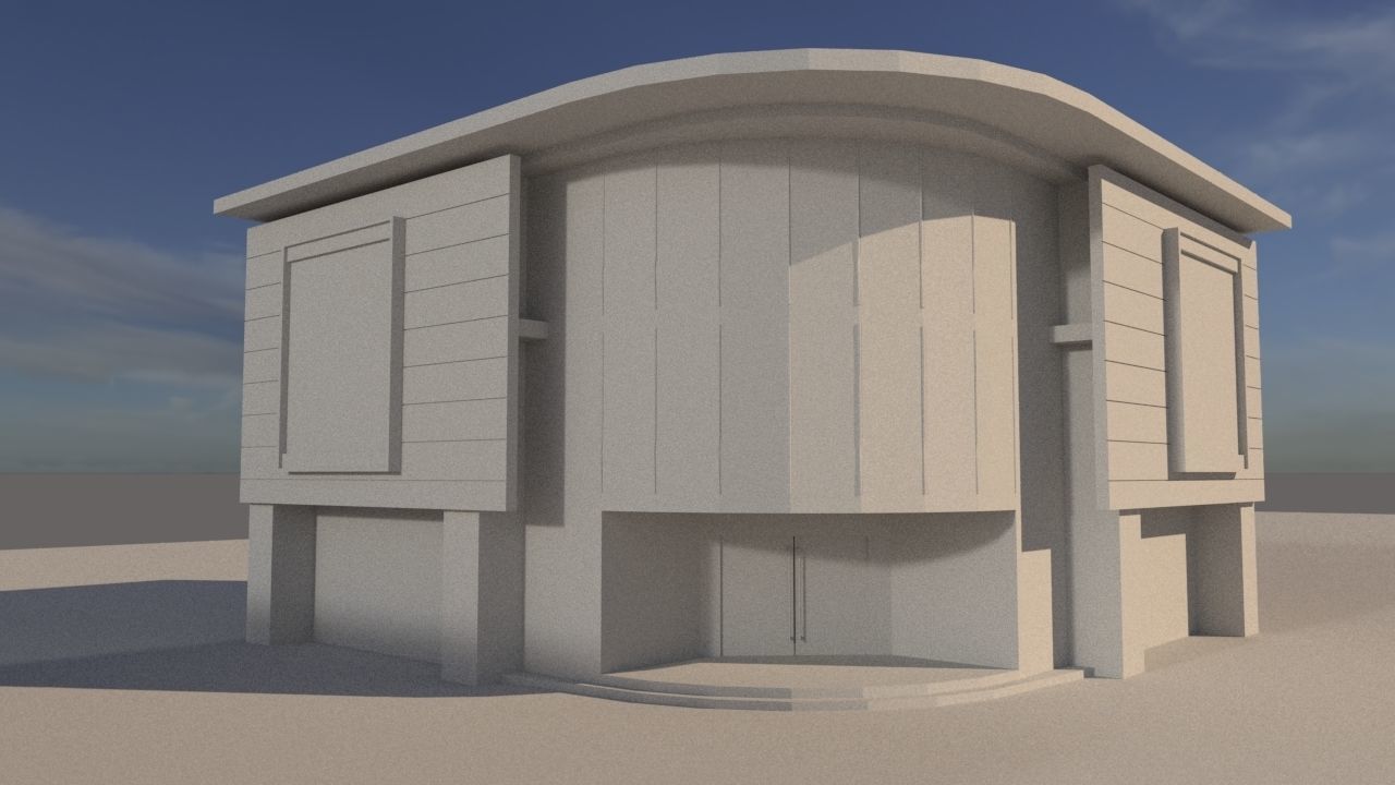 High Quality Corner Building 3D model | CGTrader