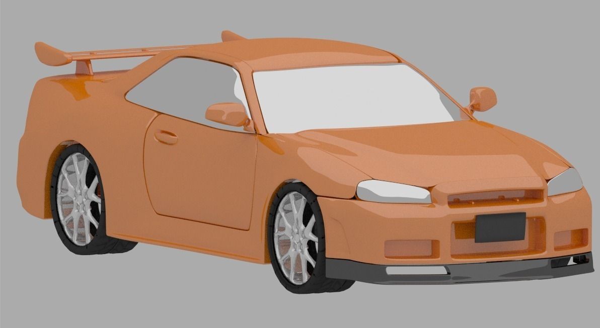 3D model Nissan Skyline VR / AR / low-poly | CGTrader