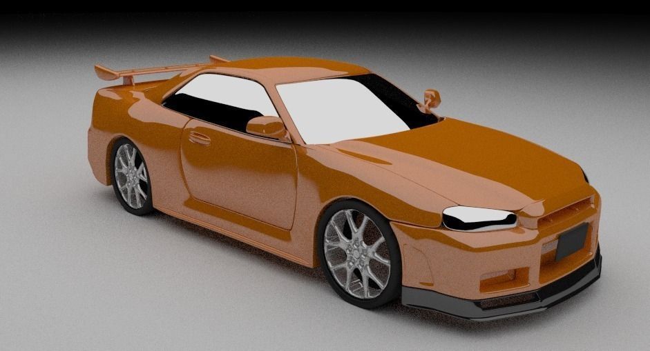 3D model Nissan Skyline VR / AR / low-poly | CGTrader