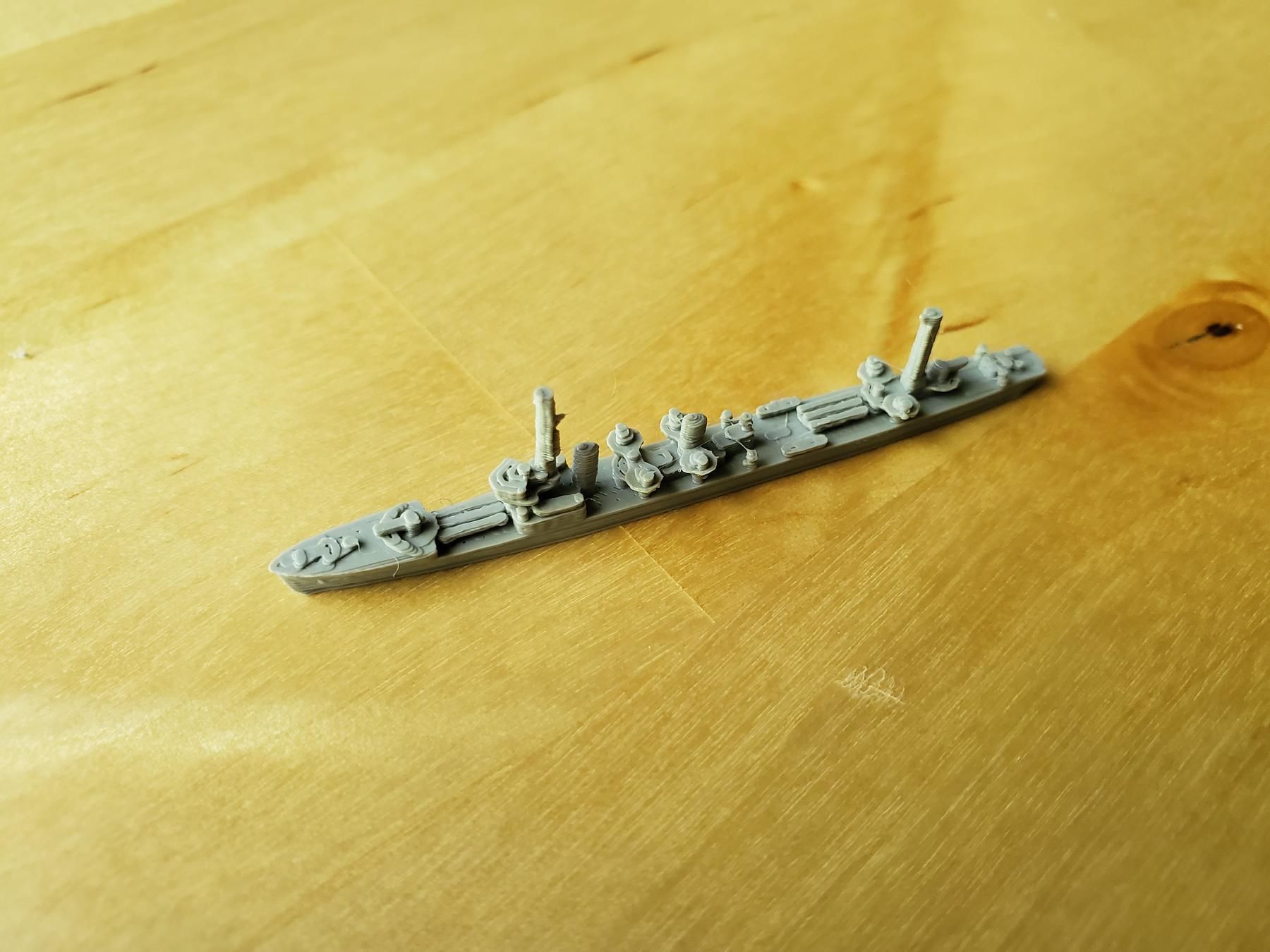 Japanese Mutsuki Class Destroyer Warship 3D model 3D printable | CGTrader