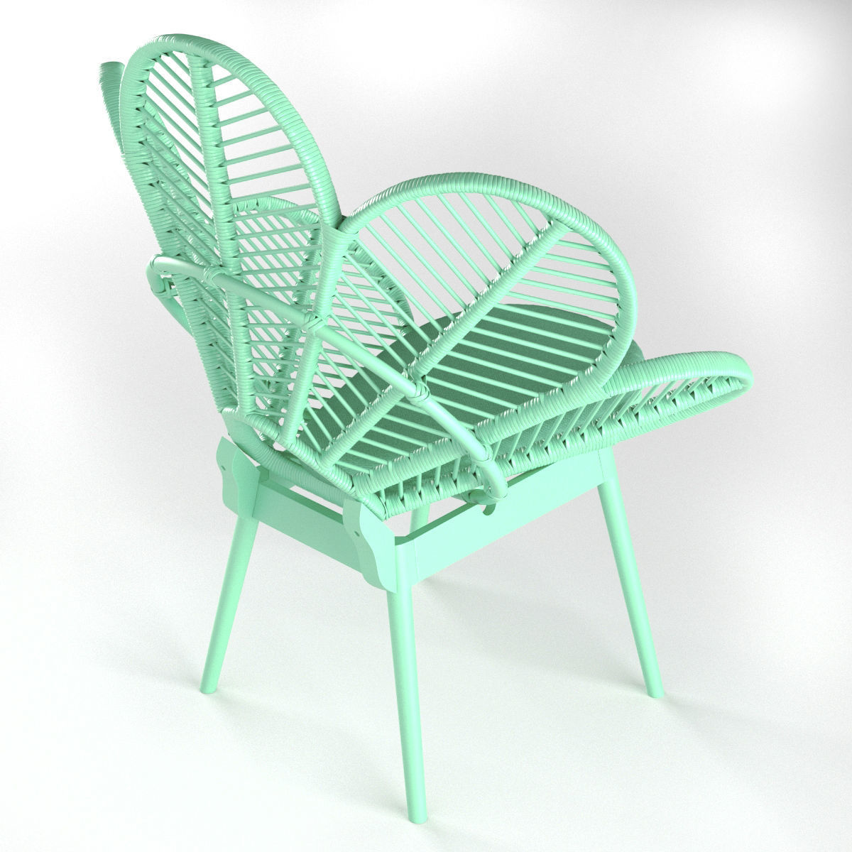 The Family Love Tree Love Chair Mint 3D model | CGTrader