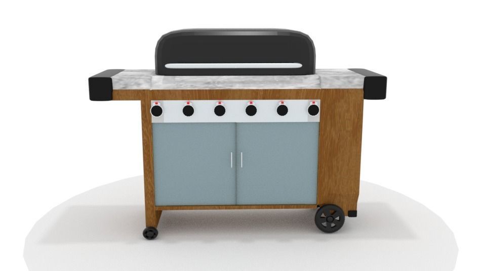 Barbecue Grill free VR / AR / low-poly 3D model | CGTrader
