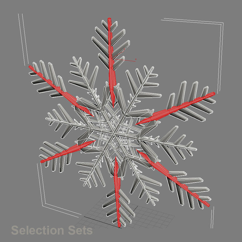 3D model Snowflake Optimized VR / AR / low-poly | CGTrader