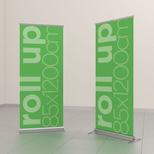 3D model Roll Up Rollup Marketing Brand Branding Sales VR / AR / low ...
