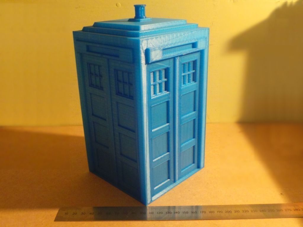 Tardis with drawers free 3D model 3D printable | CGTrader