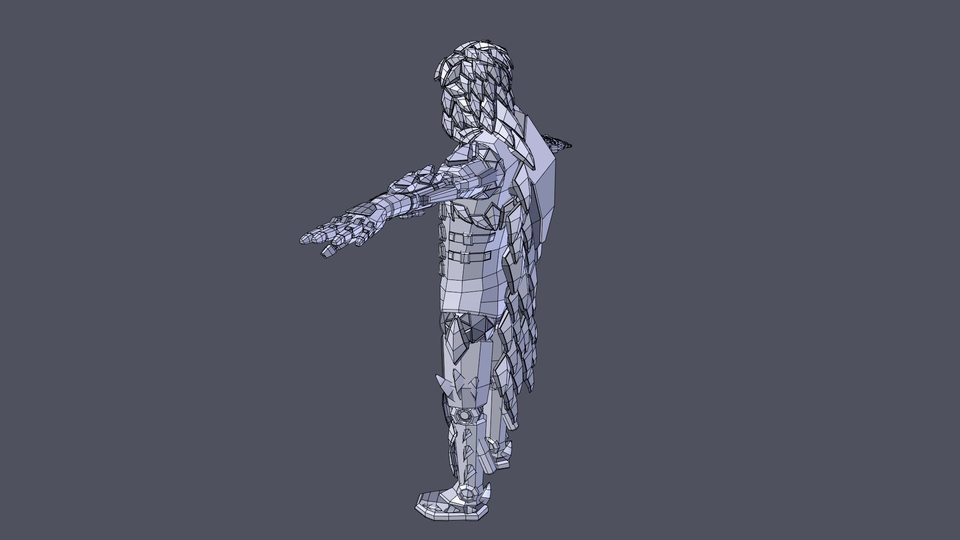 Sci Fi Character Assassin Robot 3D model rigged | CGTrader