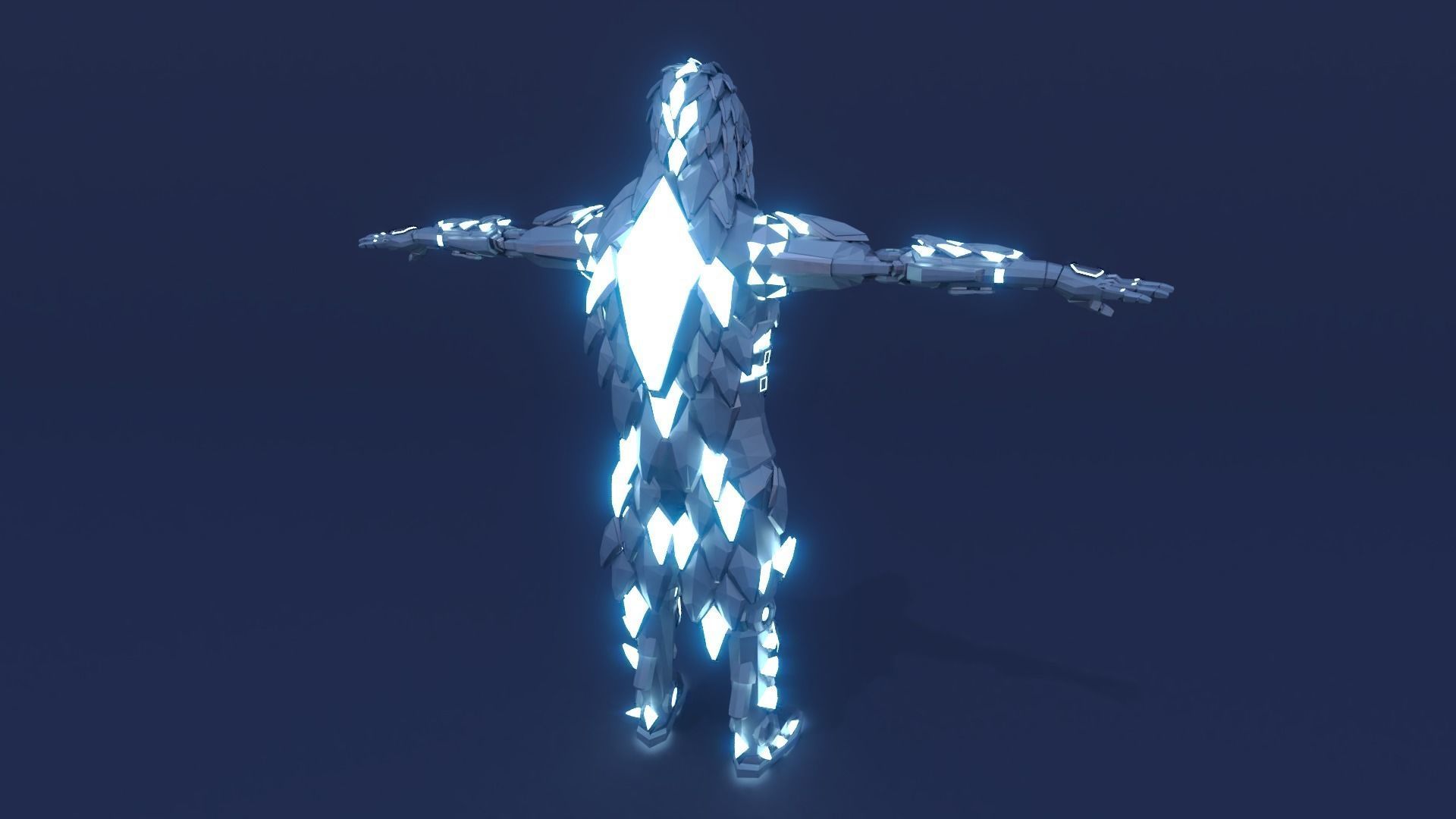 Sci Fi Character Assassin Robot 3D model rigged | CGTrader