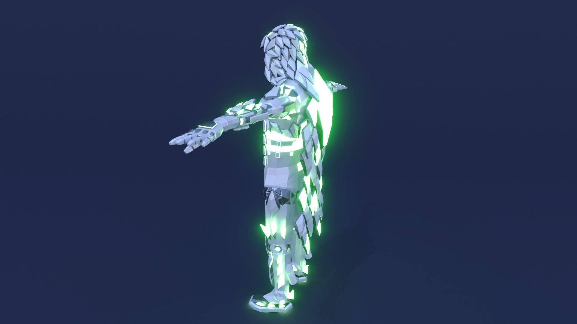 Sci Fi Character Assassin Robot 3D model rigged | CGTrader