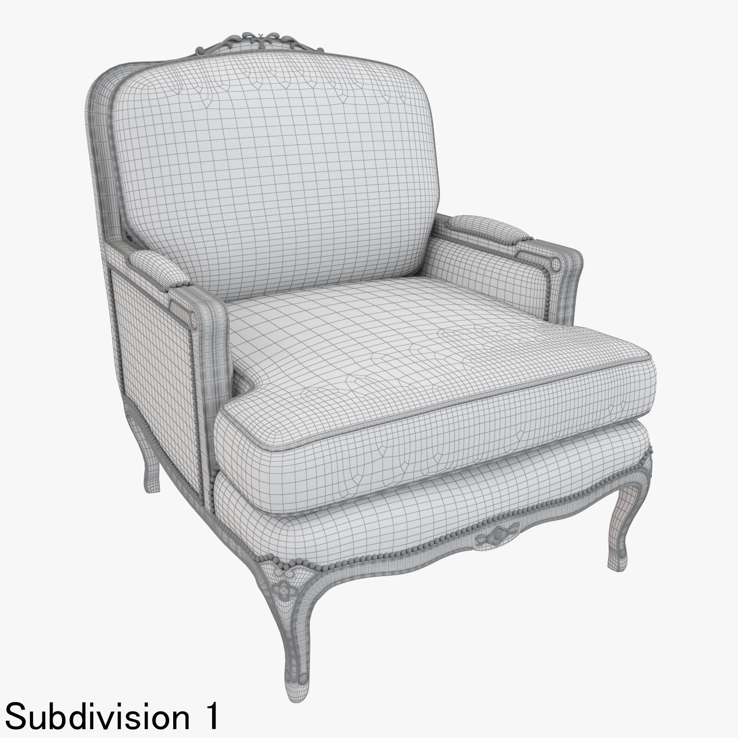 Luxury Chair 3D model | CGTrader