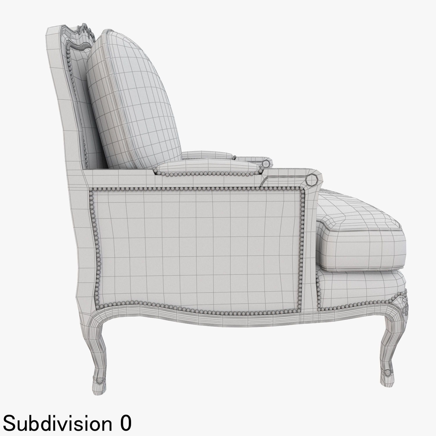 Luxury Chair 3D model | CGTrader