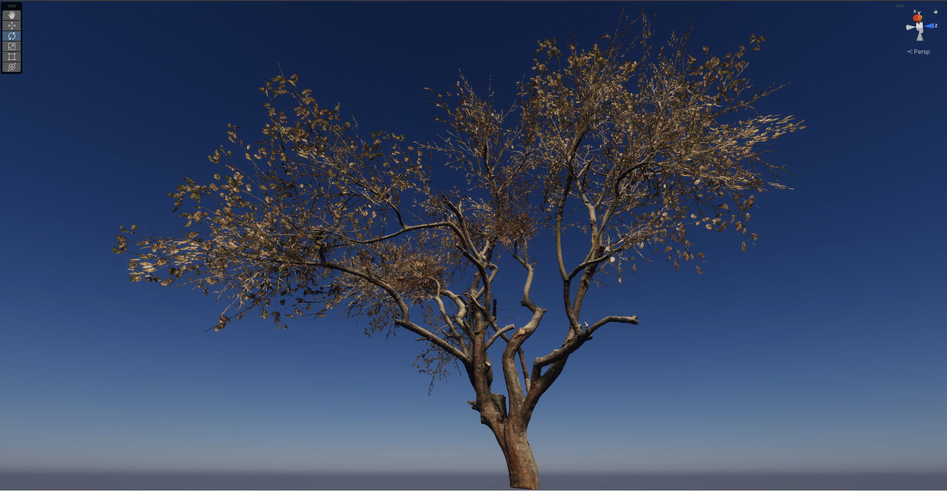 3D model 10 Autumn Photo-Scanned Full Size Trees VR / AR / low-poly ...