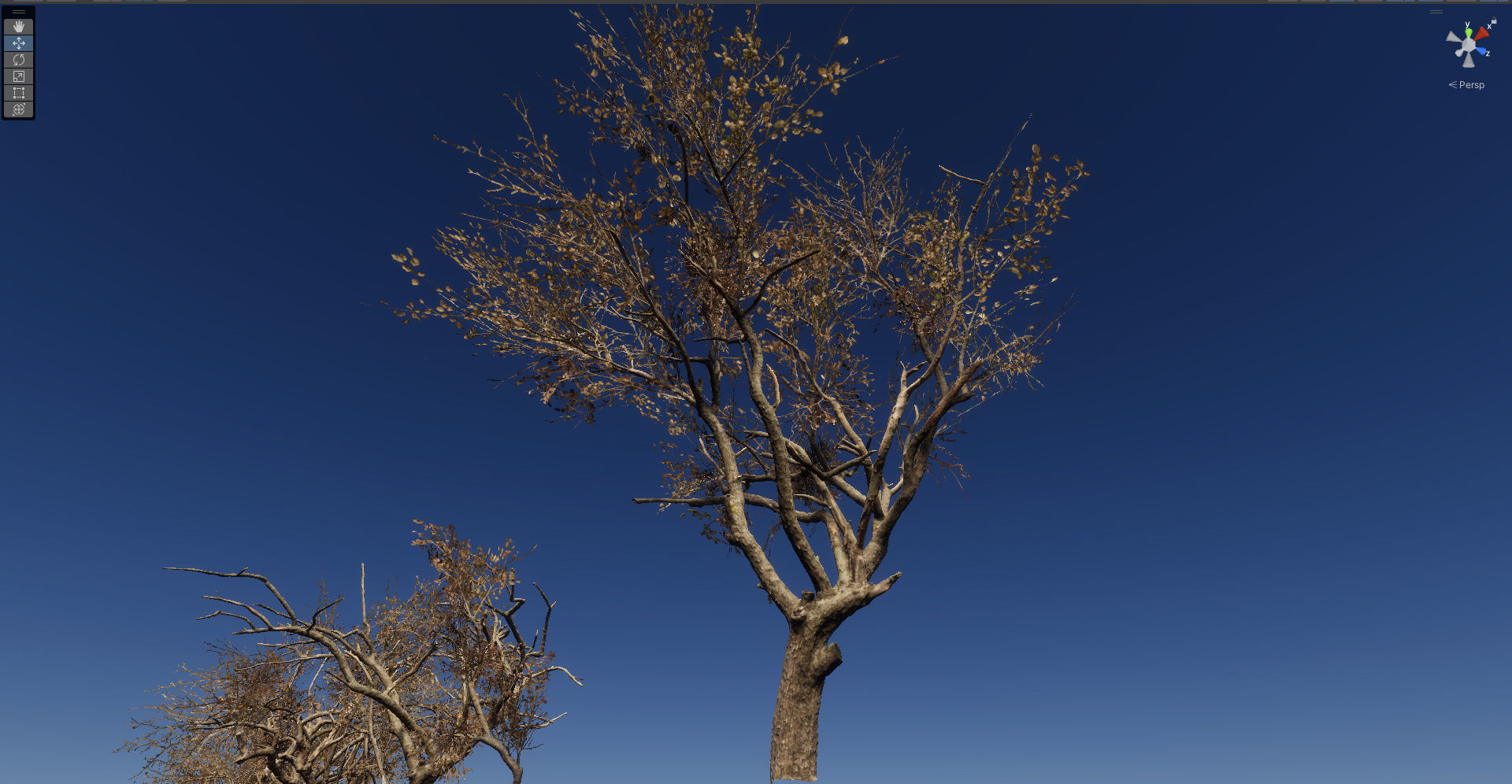 3D model 10 Autumn Photo-Scanned Full Size Trees VR / AR / low-poly ...