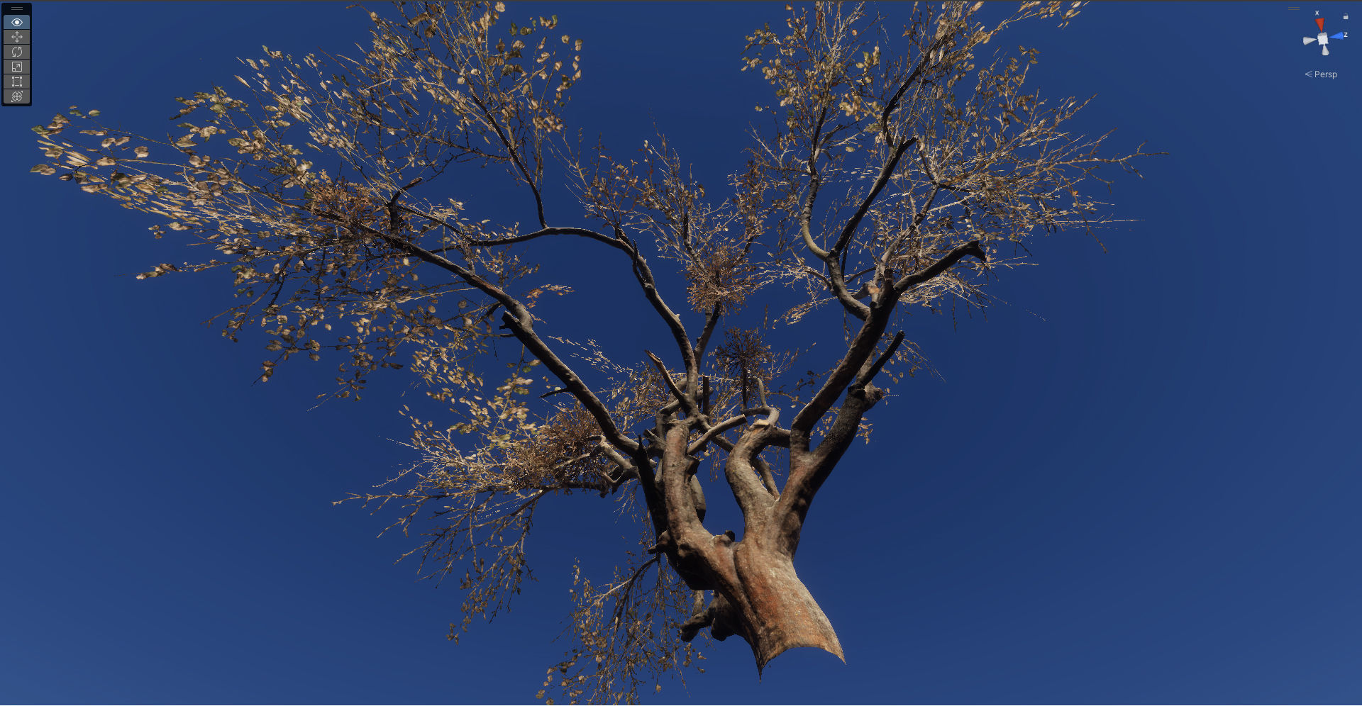 3D model 10 Autumn Photo-Scanned Full Size Trees VR / AR / low-poly ...