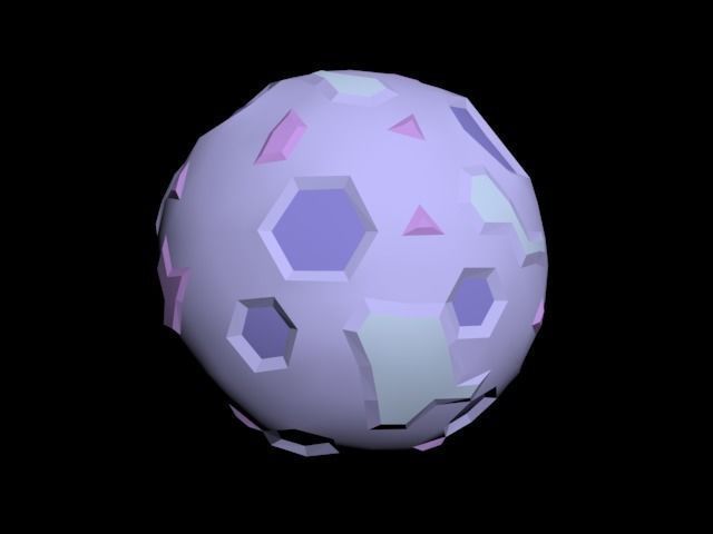 3D model Low Poly Moon VR / AR / low-poly | CGTrader