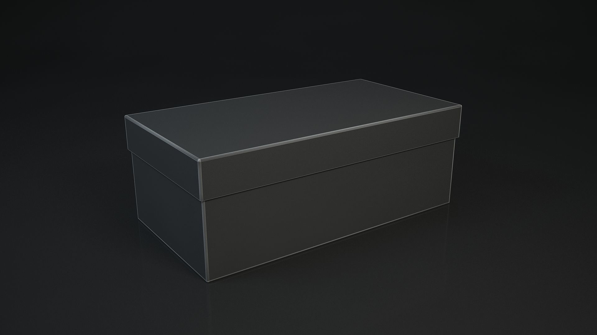 Shoe box ECCO free 3D model | CGTrader