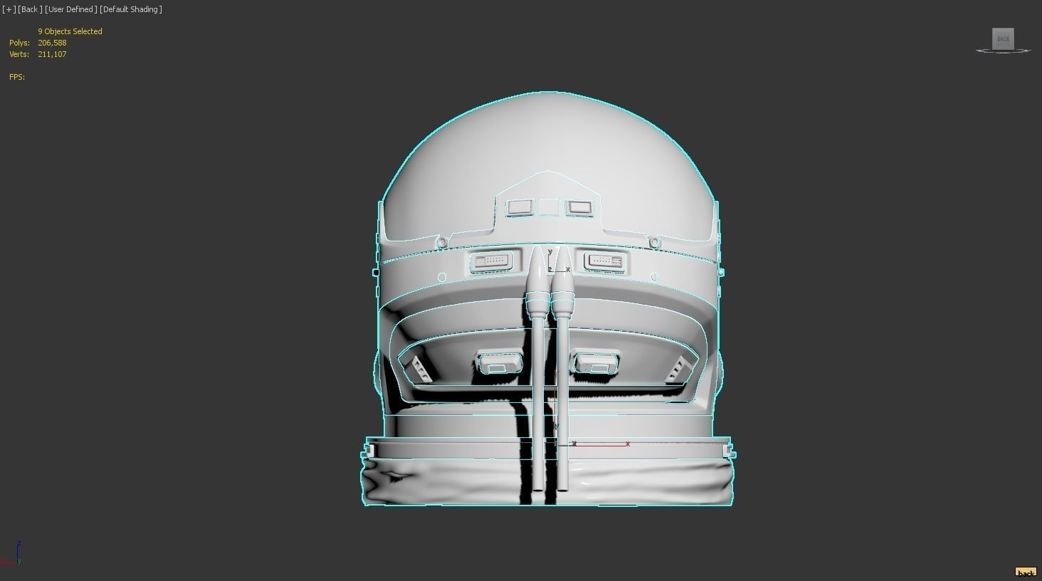 Interstellar Helmet 3D model | CGTrader