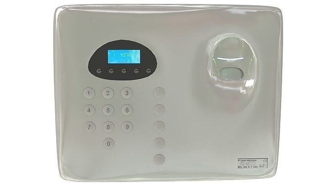 Biometric fingerprint scanner 3D model | CGTrader