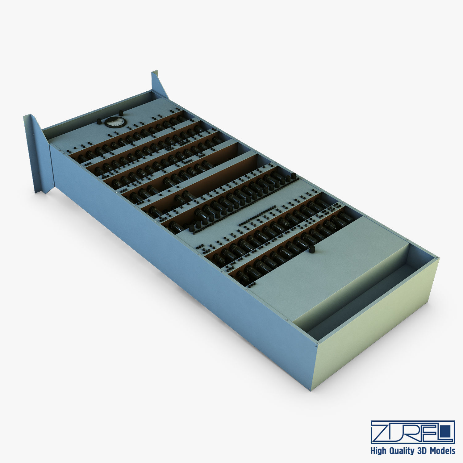 Vacuum Tube Computer v 1 3D model | CGTrader