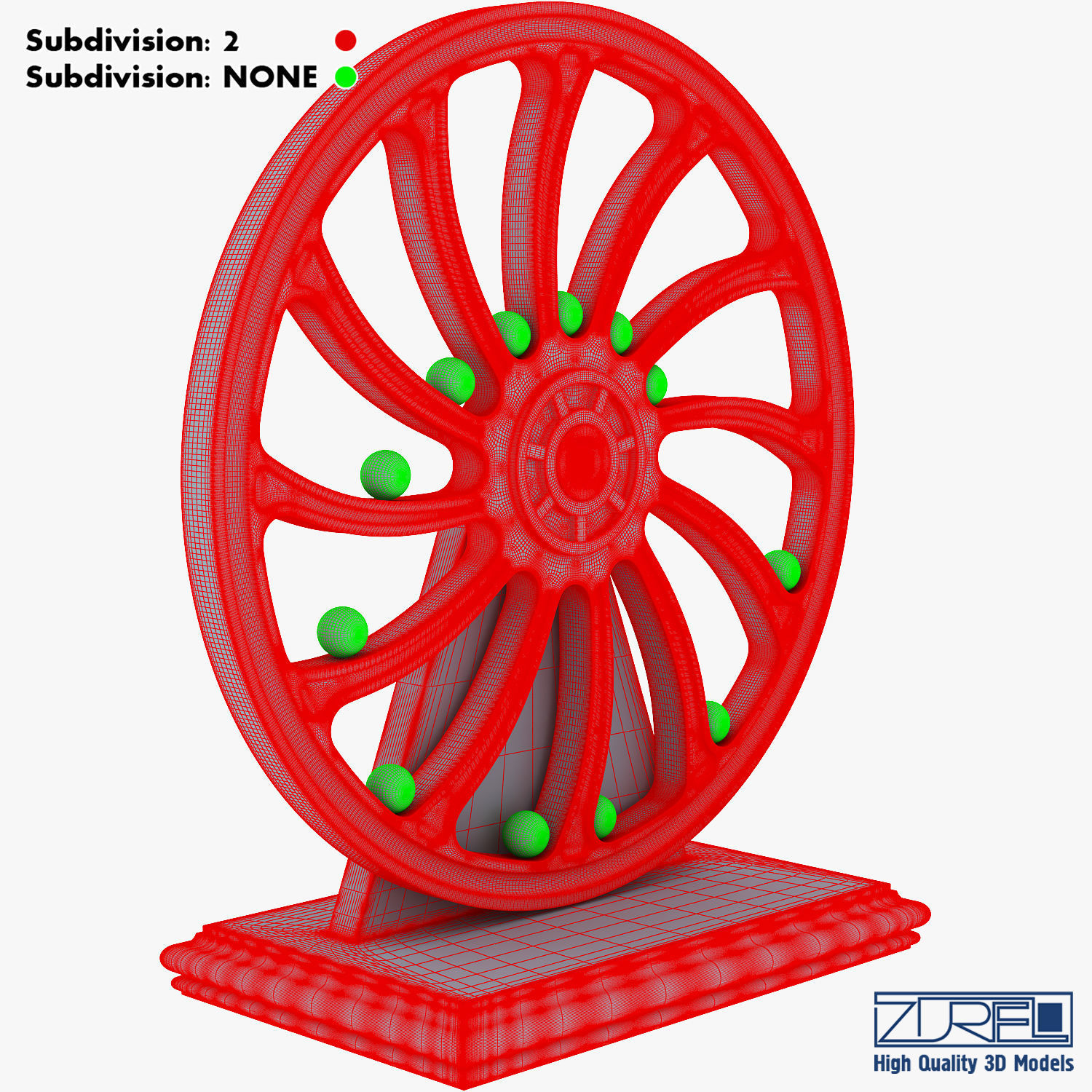 Perpetual motion machine 3D model | CGTrader