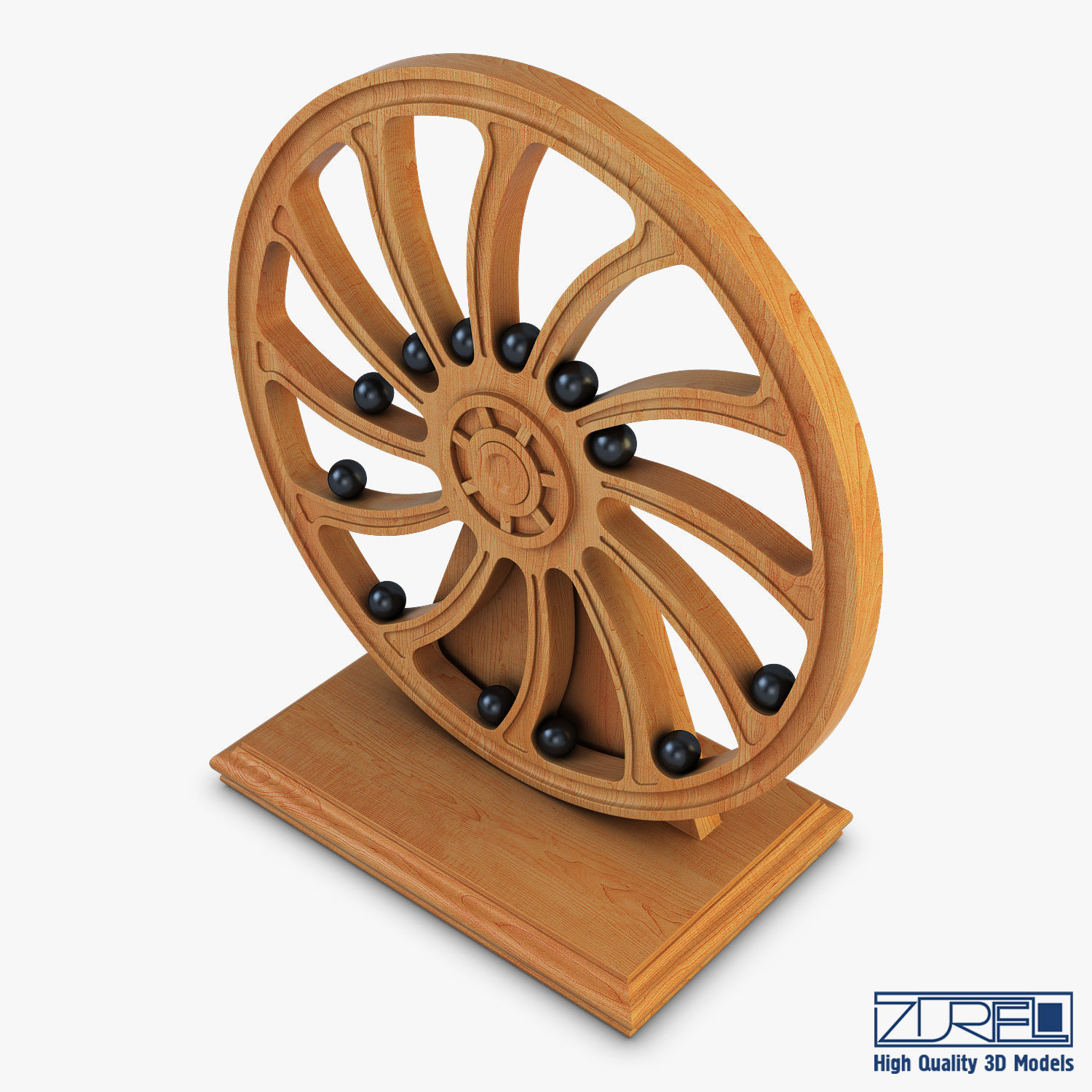 Perpetual motion machine 3D model | CGTrader