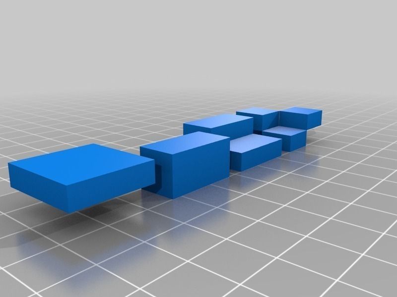 Two colour calibration cubes free 3D model 3D printable | CGTrader