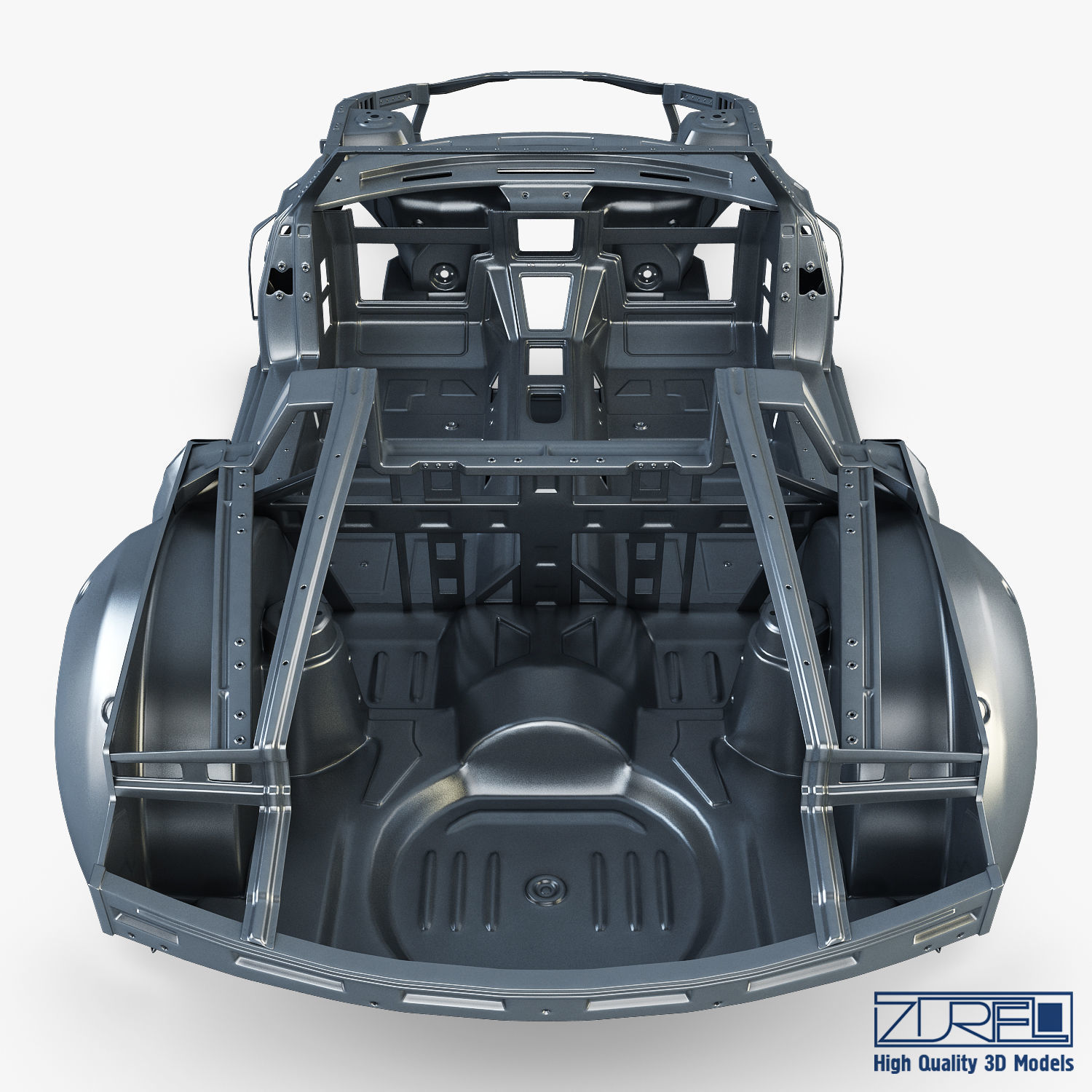 Car frame v 1 3D model | CGTrader
