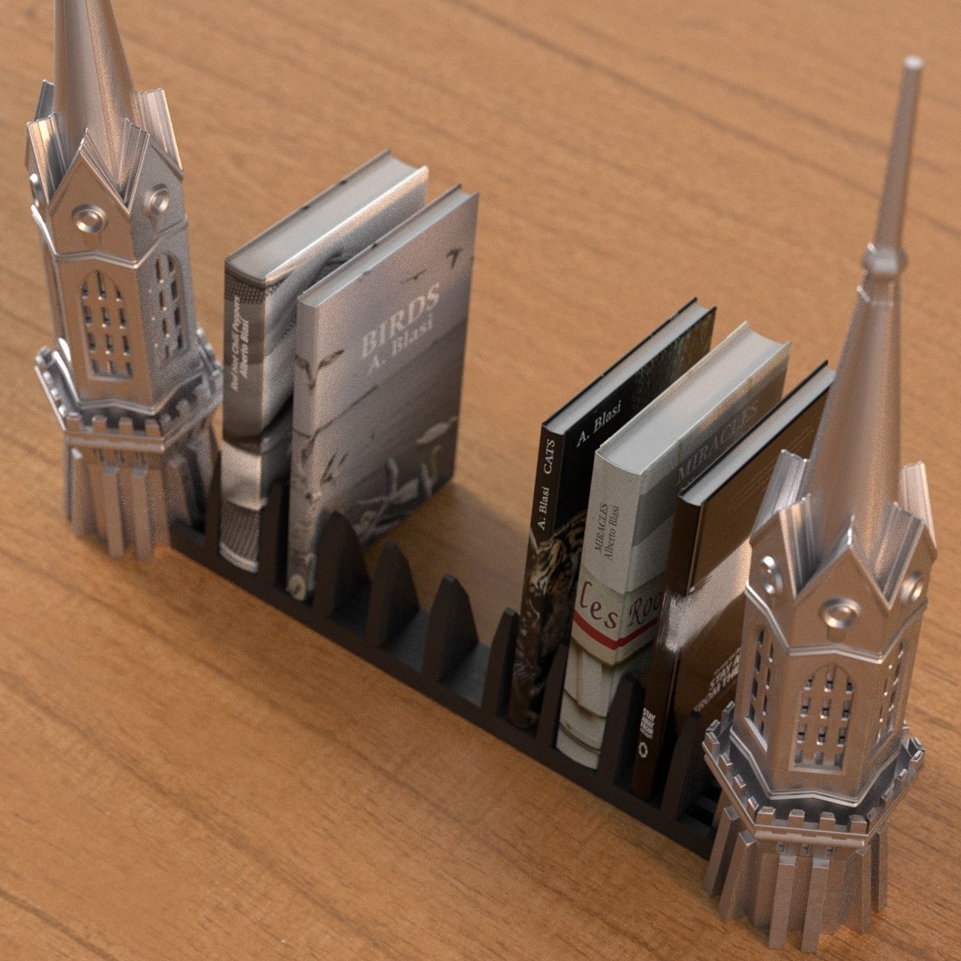 Victorian Tower Book Stand 3D model 3D printable | CGTrader