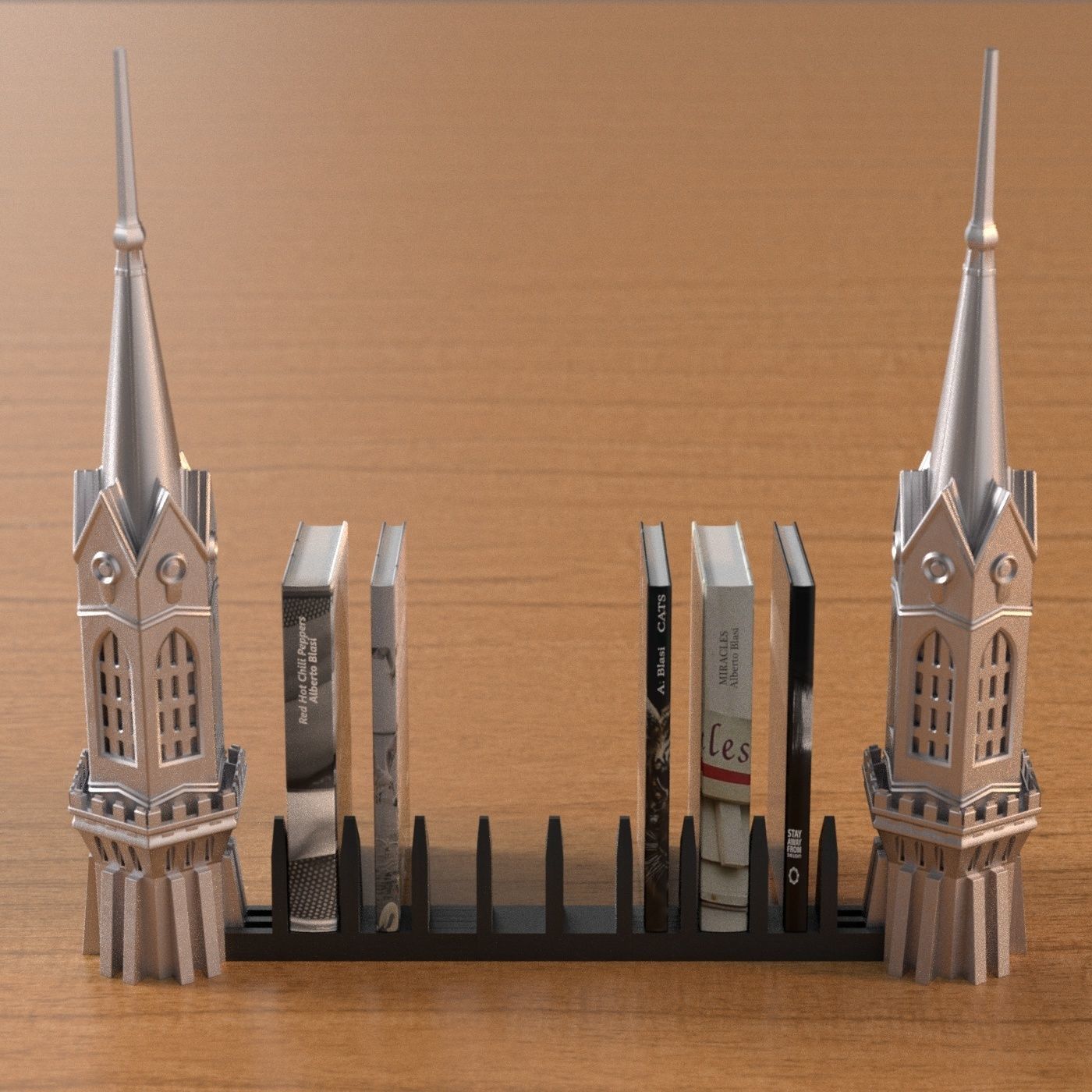 Victorian Tower Book Stand 3D model 3D printable | CGTrader