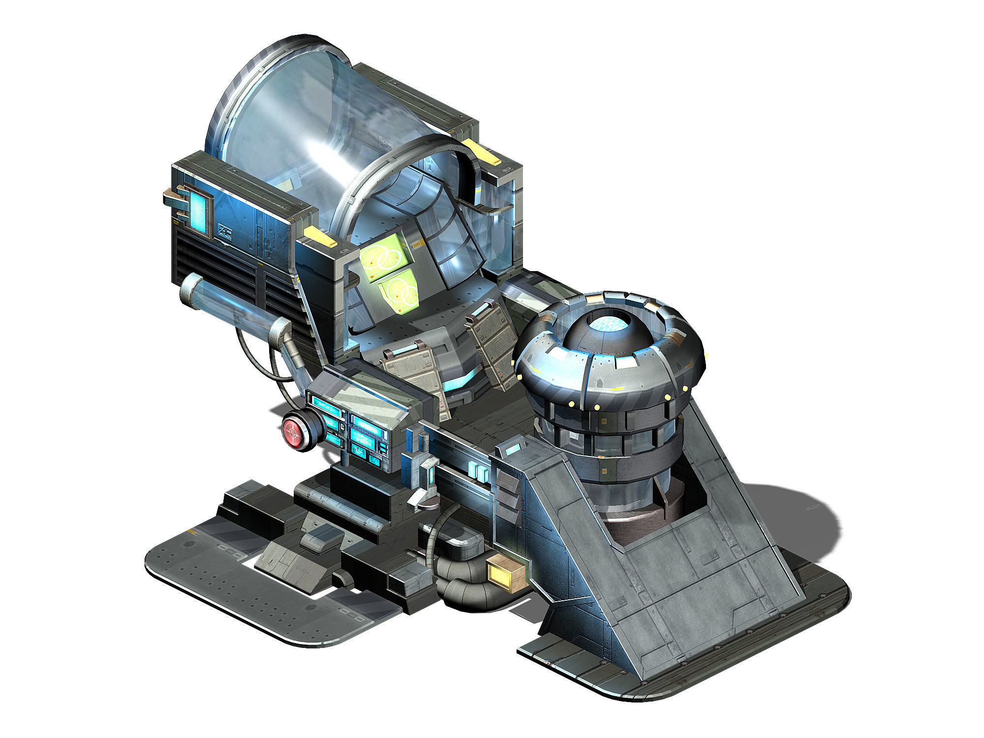 Functional mechanical object 08 3D model | CGTrader