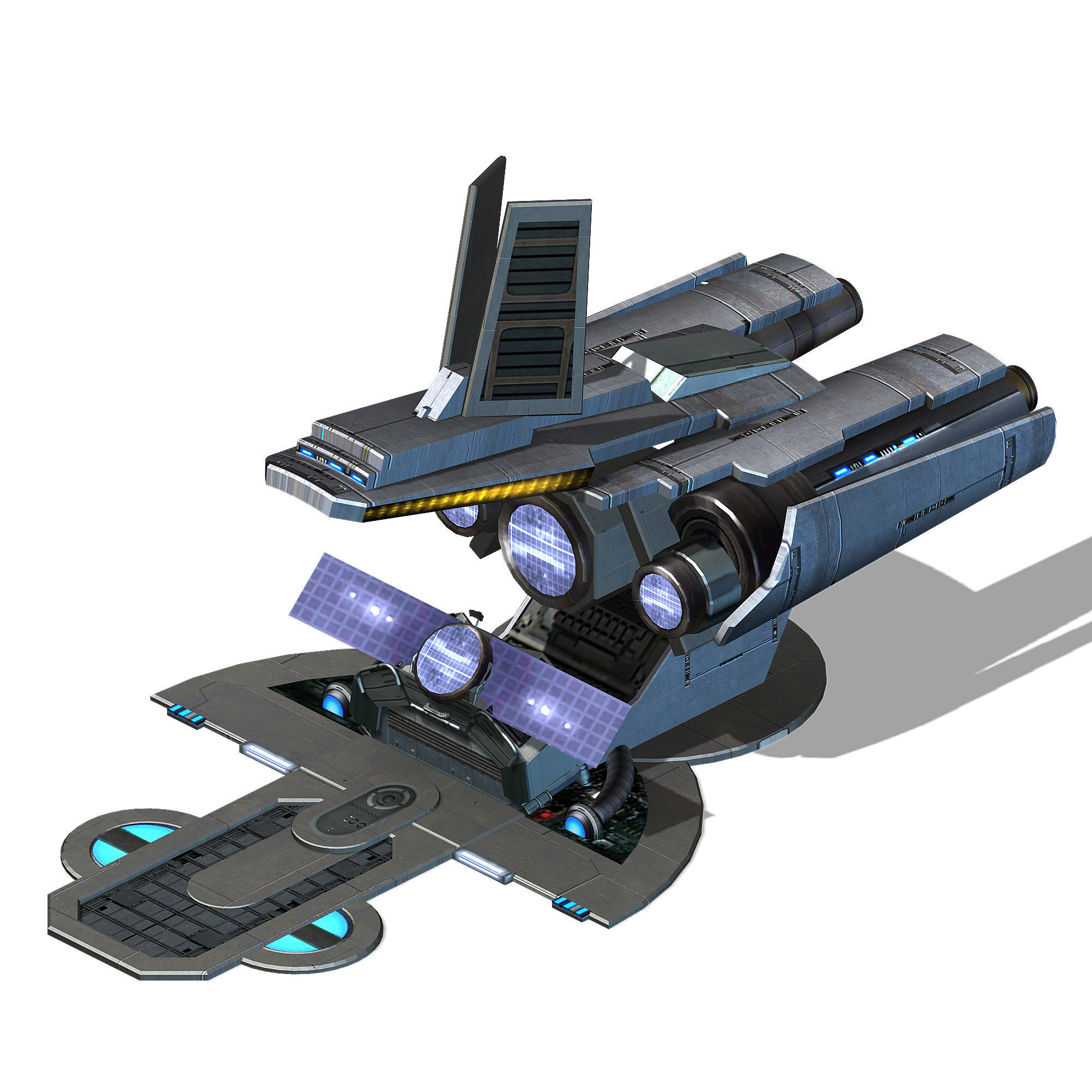 Functional mechanical object 10 3D model | CGTrader