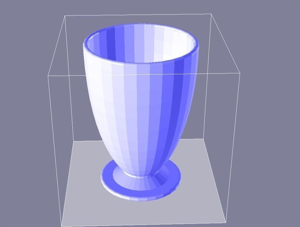 Plain Goblet free 3D model 3D printable | CGTrader