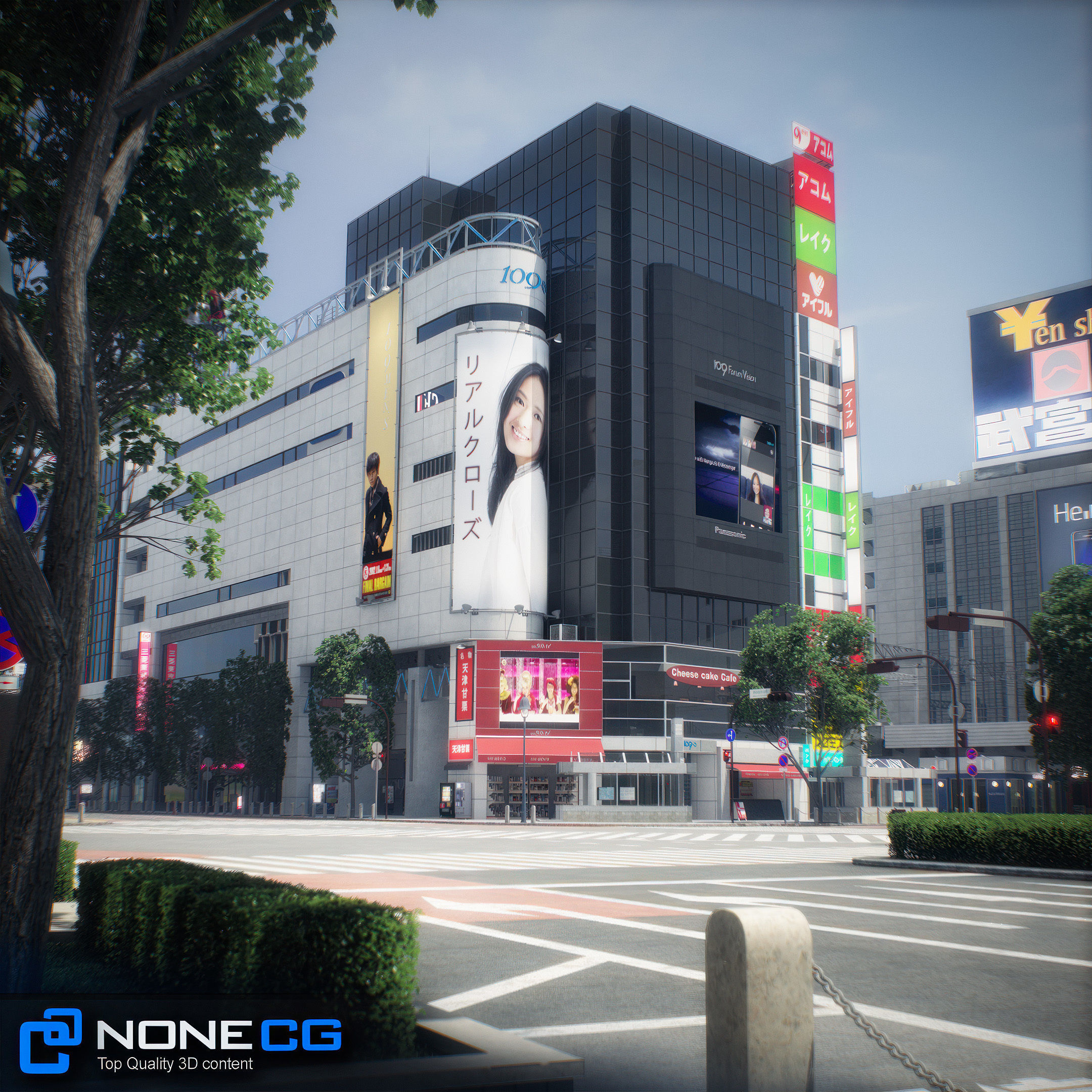 Tokyo Shibuya 3D model animated | CGTrader